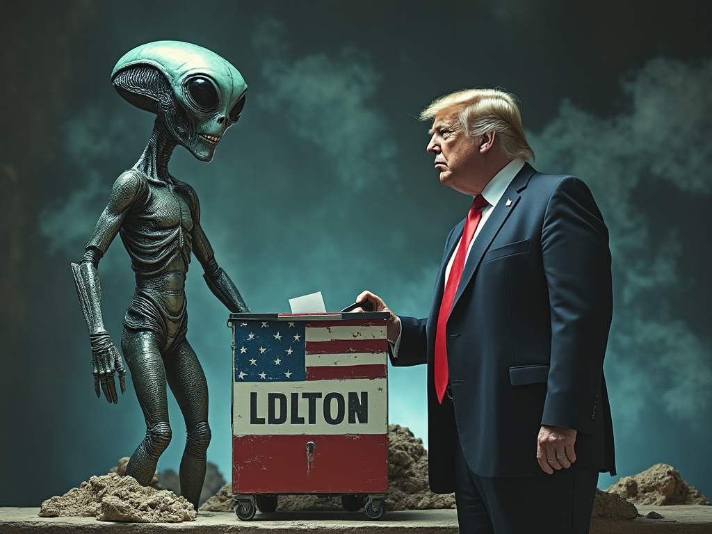 Earth's 2024 Presidential Election Showdown: A Galactic Observer's Take ...